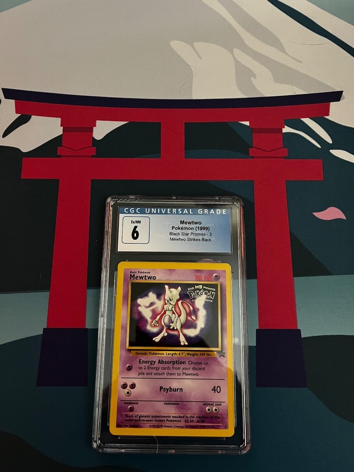 Pokemon TCG Mewtwo #3 WB Promo Series 1999 Pokemon The First Movie | eBay