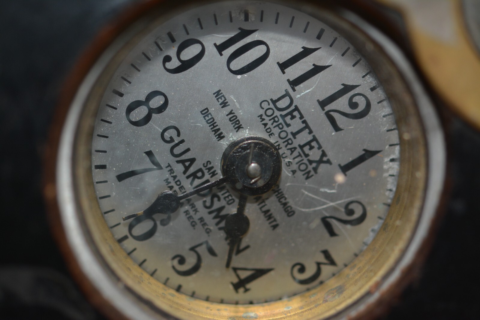 Clocks, Detex Guardsman Clock with Leather Case and Key | eBay
