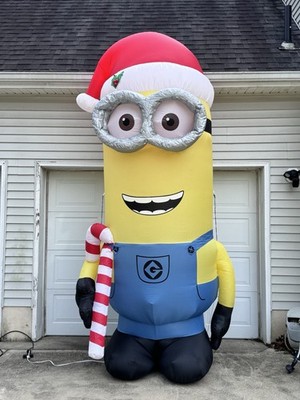 Gemmy Despicable Me Minion Kevin HUGE Airblown Inflatable 12’ Christmas ...