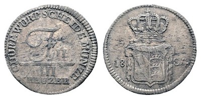 GERMANY *** WURTTEMBERG *** 3 KREUZER 1804 *** RARE TYPE *** sv | eBay