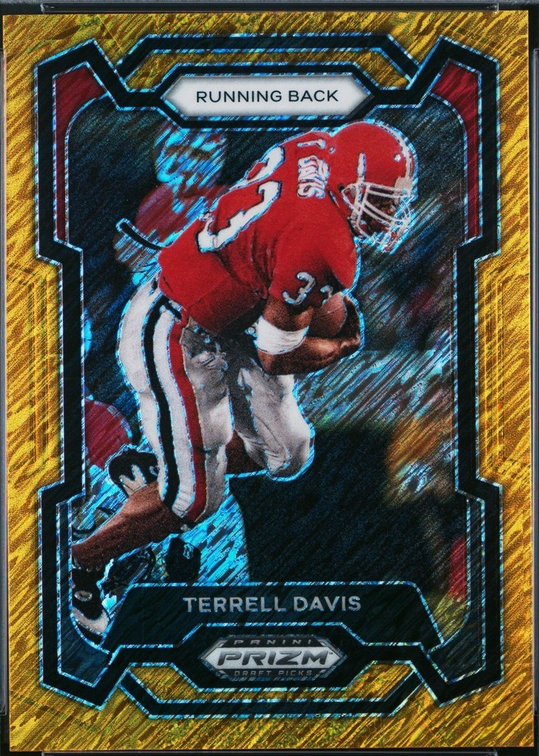 2024 Panini Prizm Draft Picks - Terrell Davis #39 1st Off the Line Fotl ...