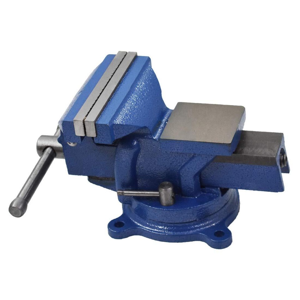 6" Bench Vise Table Top Clamp Press Locking Swivel Base Heavyduty For ...