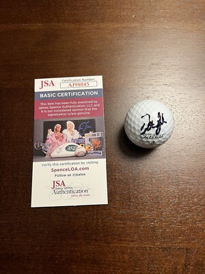 Dustin Johnson DJ Signed Autograph Auto Titleist Golf Ball JSA COA | eBay