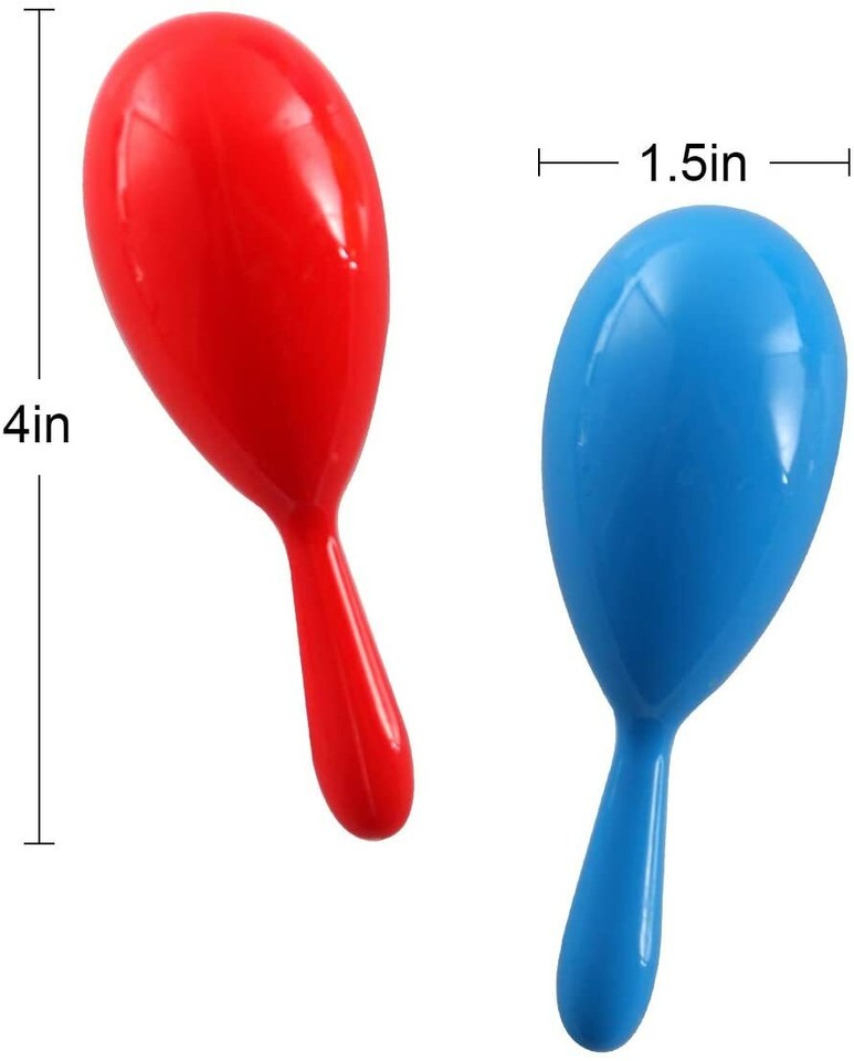 32pcs Fun Maracas Hand Decor Mexican Maracas Fiesta Cinco de Mayo Party ...