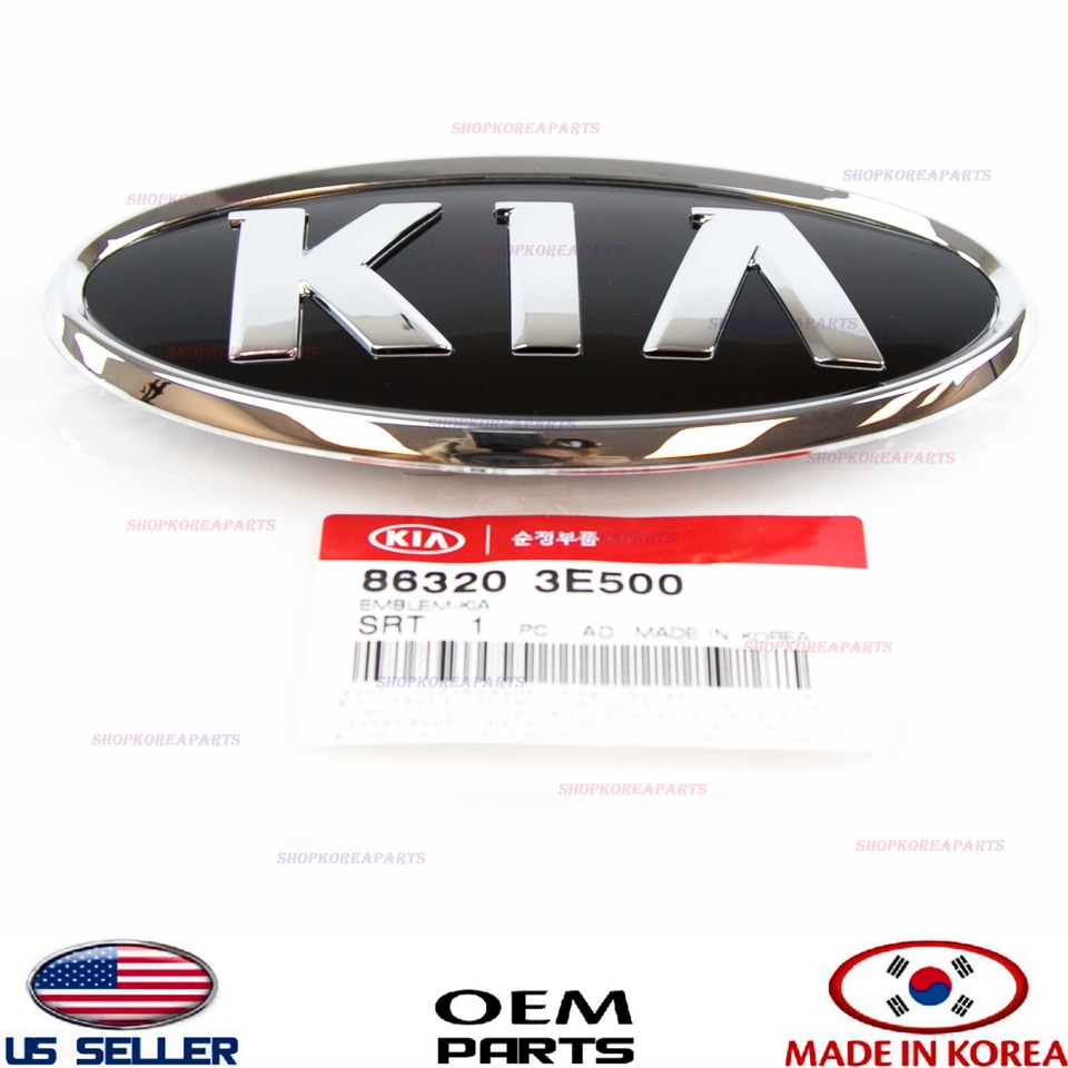 Genuine Front Grille Emblem -KIA- OEM Optima 2009-2010 / Rondo Sorento ...