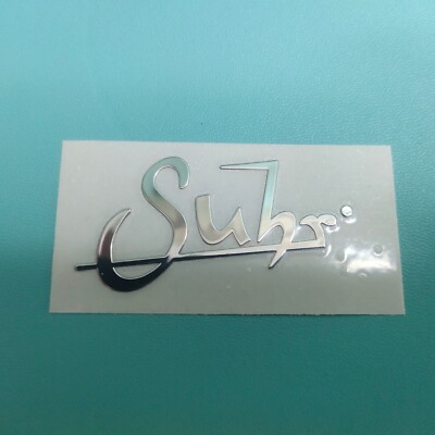 2Pcs Suhr Electric Guitar Bass Neck Headstock Self-Adhesive Metal ...