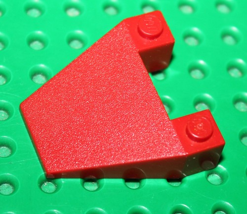 Lego Red Wedge 4x4 ref 4858/set 4403 6392 2774 7046 6657 5540 8075 6375 ...