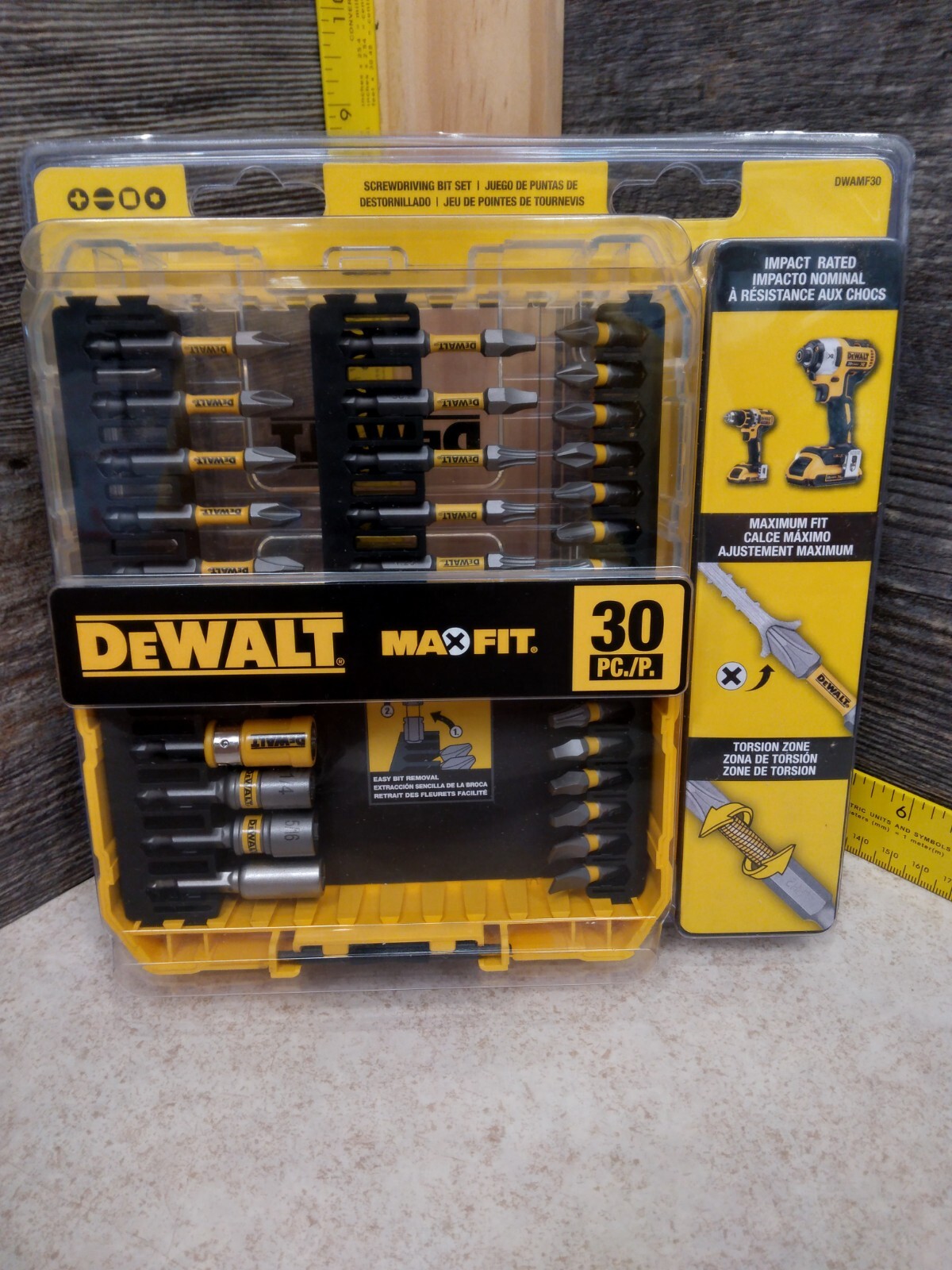 NEW GENUINE DeWalt 30 Piece Magnetic Drill Driver Bit Set W/Sleeve Case ...