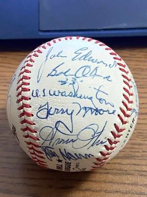 ROYALS & CARDINALS STARS SIGNED AUTOGRAPHED ONL BASEBALL! CURT FLOOD, D ...