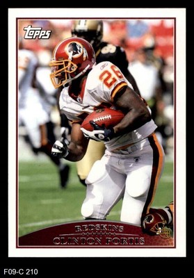 2009 Topps #210 Clinton Portis Redskins Miami (FL) 8 - NM/MT | eBay