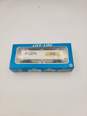 Vintage Life Like HO Billboard Beer Ice Bunker Wood Reefer Olympia Beer ...