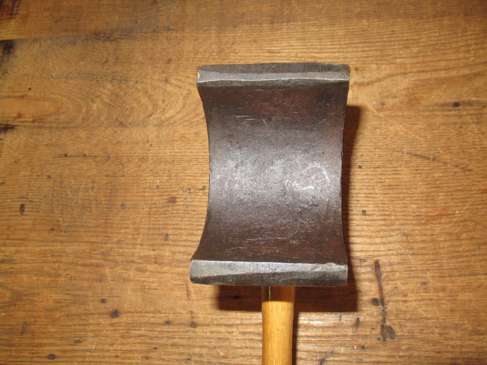 Vtg 3" Blacksmith TOP SWAGE Hammer Striking Tool Marked Triangle, 4lbs ...