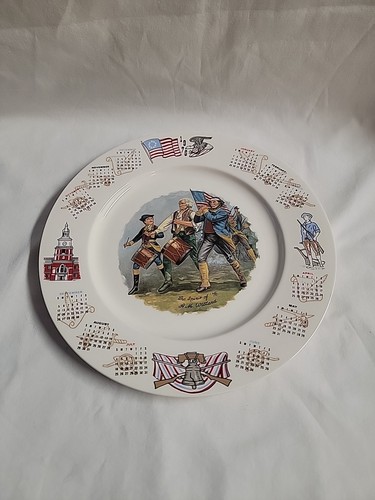 VINTAGE The Spirit of '76 A M Willard 1976 Calendar Plate Patriotic ...