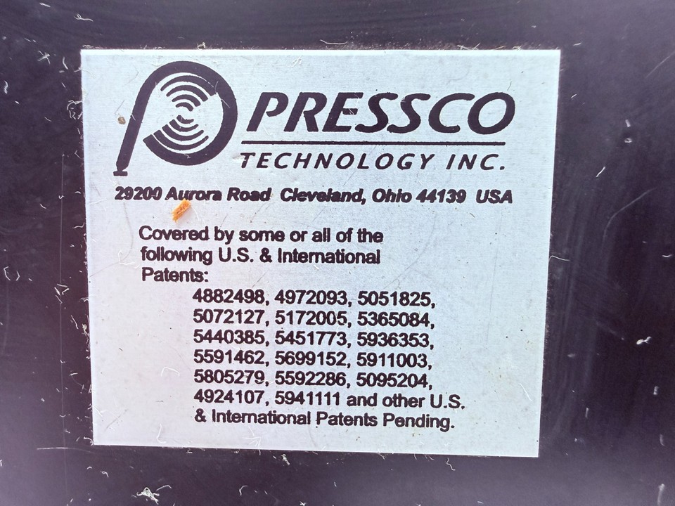 PRESSCO Technology Intellispec Vision Camera & Valve Controller Assy | eBay