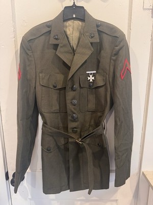 USMC Service Alpha Blouse Coat Jacket Charlie Size 43 XL PFC First ...
