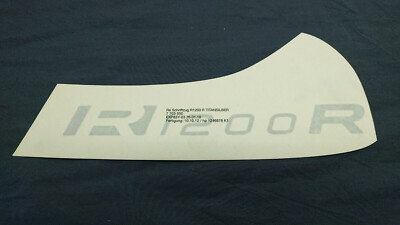 BMW R1200 R 07-14 Right Lettering "R1200 R" Decal 51147703550 | eBay
