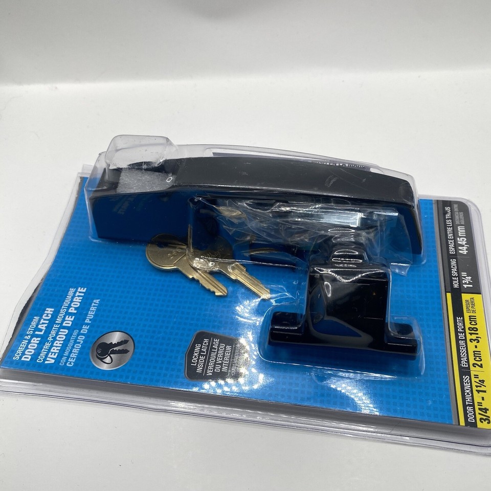 Wright Screen Storm Door Latch Push Button Keyed With Anti Lock Out ...