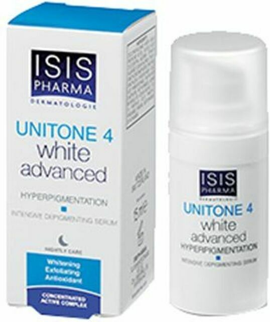 Unitone 4 White Advance Serum 15ml Night Care Hyperpigmentation Spot ...