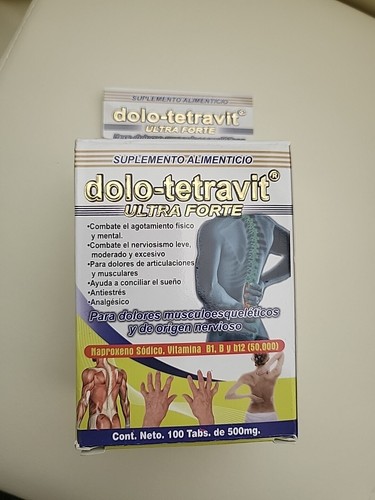 Dolo tetravit Ultra Forte Suplemento Nutricional - 100 Tabs | eBay