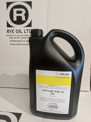 VINTAGE CLASSIC SAE 50 ENGINE OIL 5 LITRE 5L | eBay UK