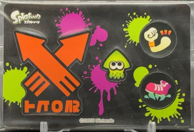 SquidForce Splatoon L04 Sticker Seal Bandai 2016 Japanese | eBay