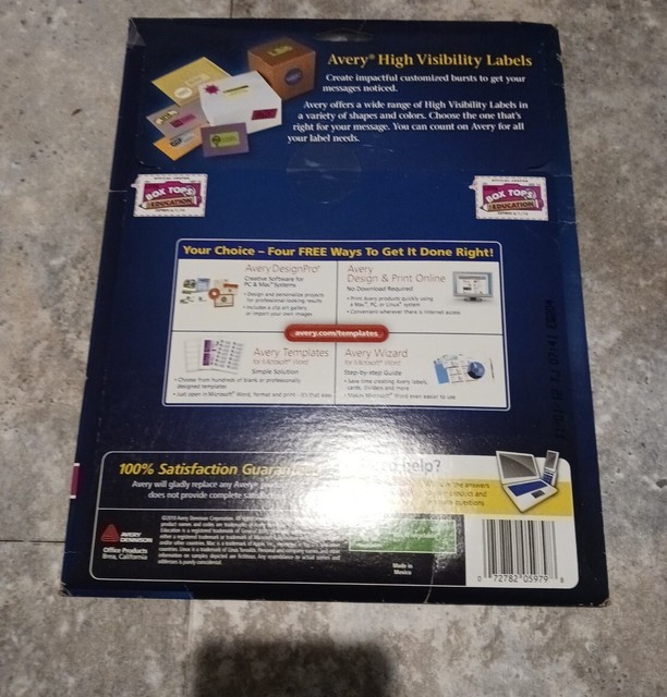 Avery Dennison AVE5979 Visibility Label for sale online | eBay