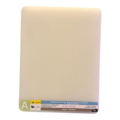 Cricut Cuttlebug Spacer Plate “A” Die Cutting For Cuttlebug & Sizzix ...