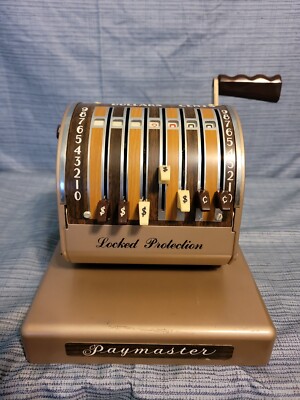 VINTAGE PAYMASTER SERIES X- 550 F.O.B. CHIIAGO WITHOUT KEY | eBay
