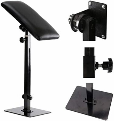 New Height Adjustable Tattoo Armrest Leg Wrist Holder Stand w/ PU ...