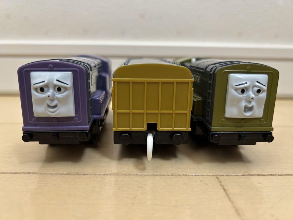 Thomas & Friends Plarail Trackmaster Dodge & Splatter Complete Set Rare ...