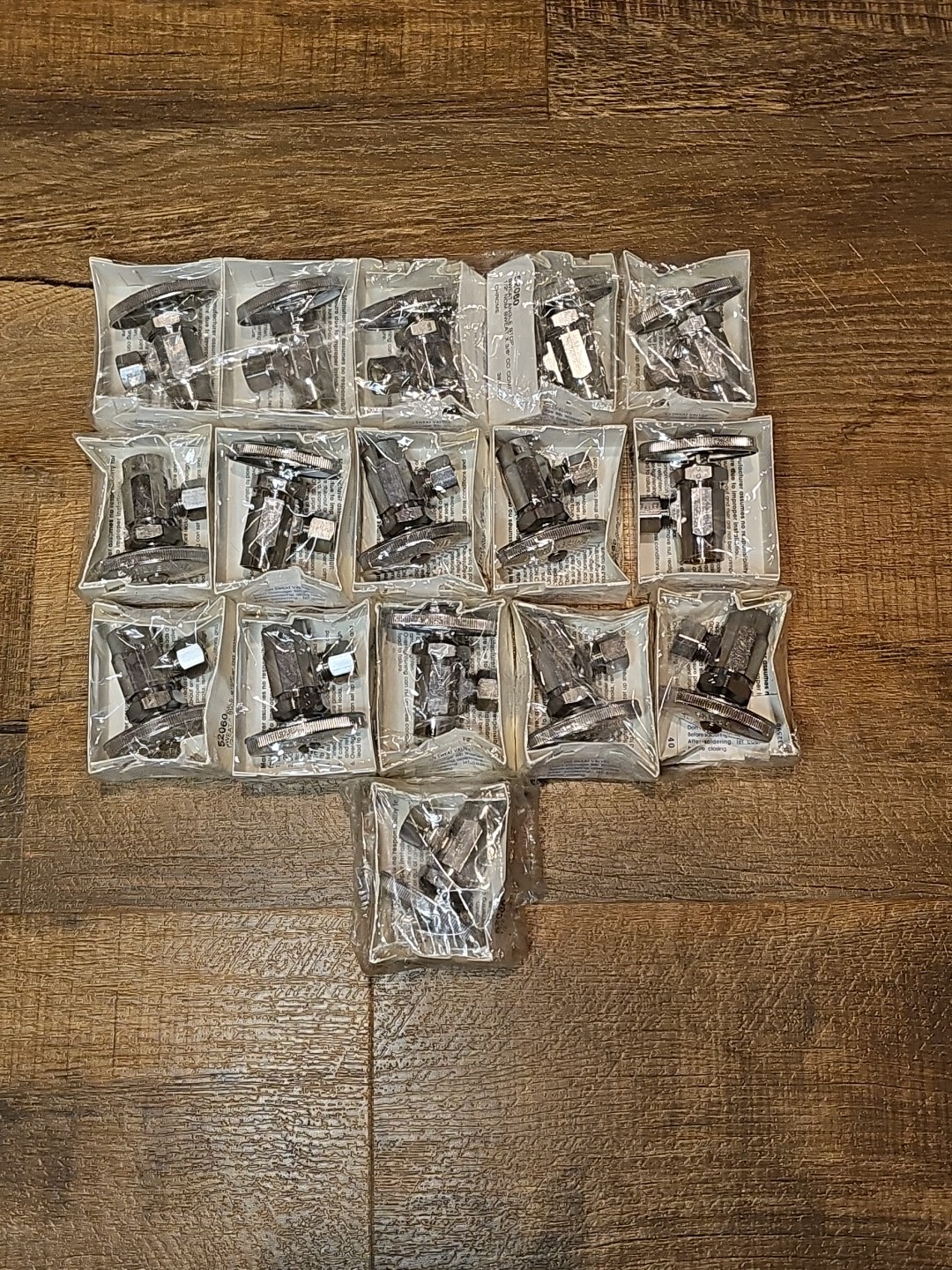 Lot of 16 Wolverine Brass Angle Stop Valve 52060 1/2" NOM SWT x 3/8 OD ...