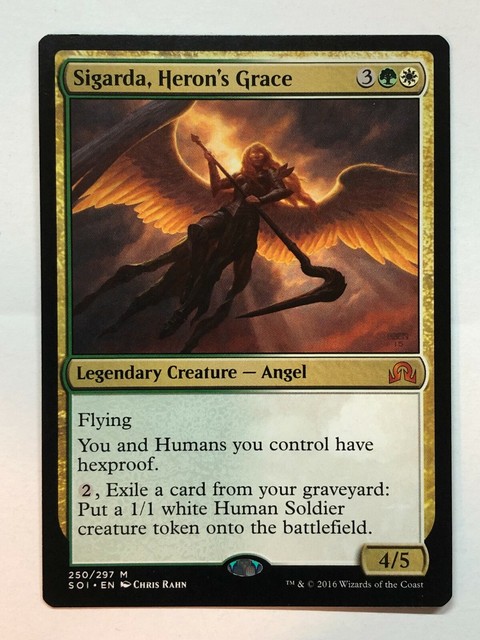 MTG Sigarda, Heron's Grace Shadows Over Innistrad 250/297 Regular ...