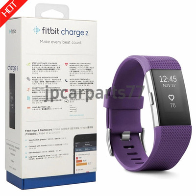 Fitbit Charge 2 HR Heart Rate Monitor Wearable Fitness Activity Tracker ...