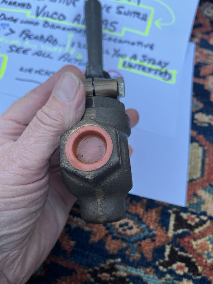 Vintage VILOCO AW 195 LOCOMOTIVE TRAIN AIR HORN VALVE with Handle ...