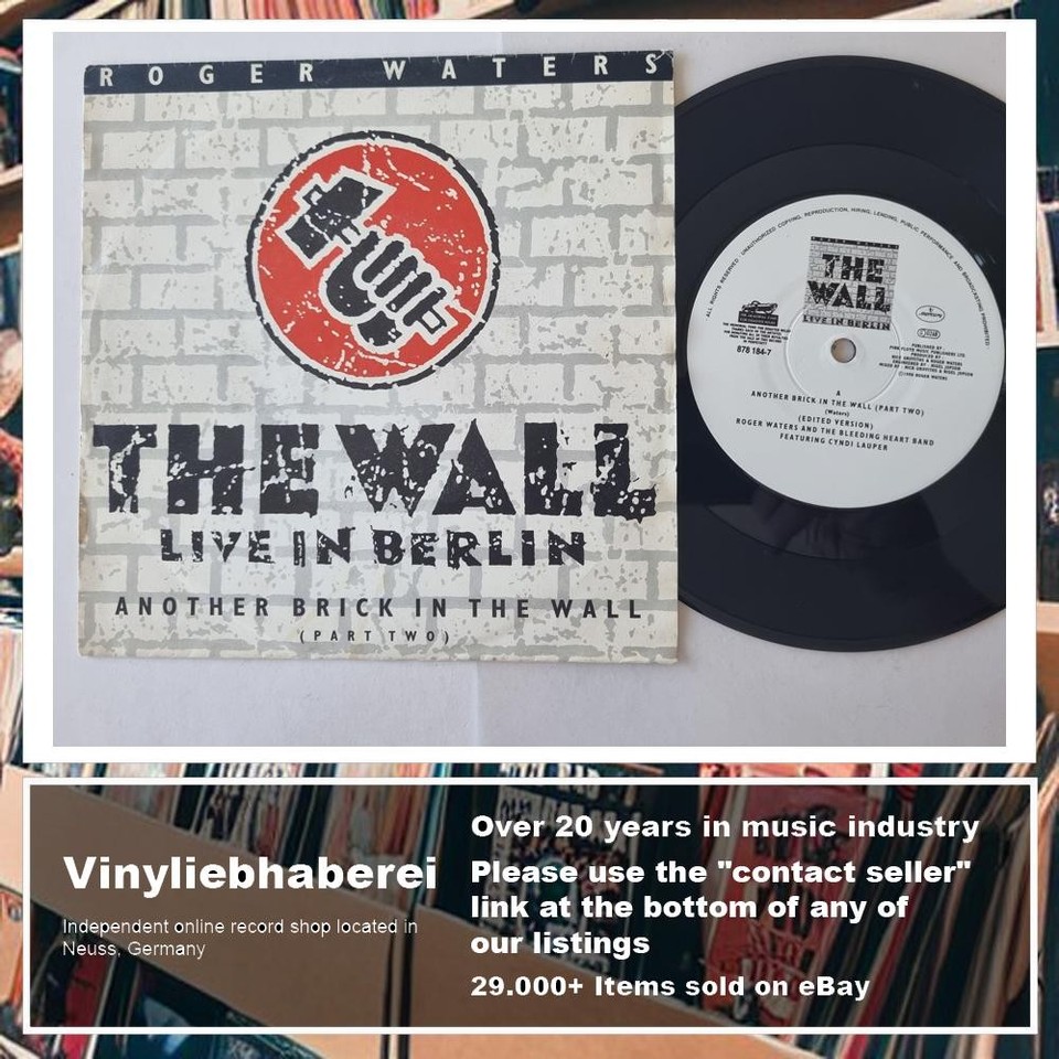 Roger Waters - Another Brick In The Wall (Part Two) 7''/ Pink Floyd ...