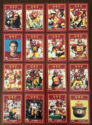 1990-91 Smokey the Bear USC Trojans 16 Card Team Set | eBay