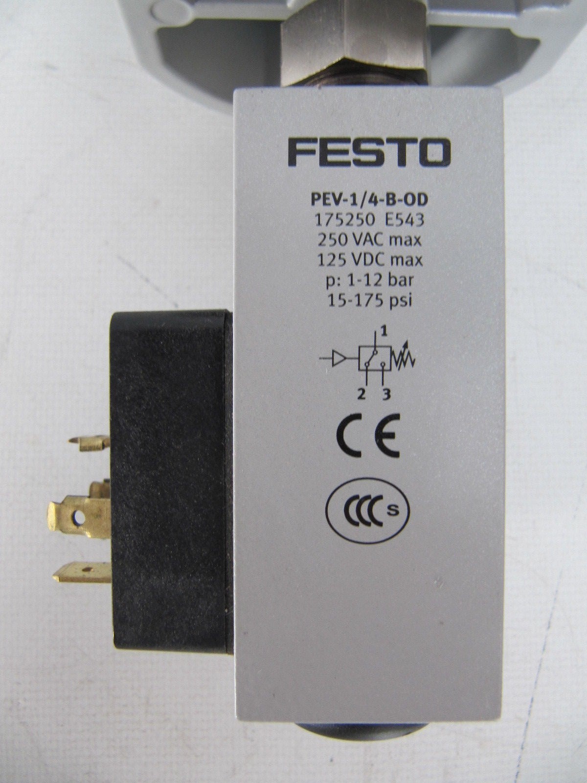 Festo Branching Module + Solenoid Valve FRM-...-D-MAXI + PEV-1/4-B-OD ...