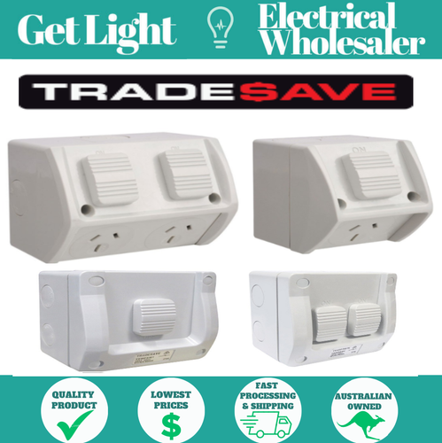 Weatherproof Power Point Outlet Socket Waterproof Outdoor ExternalGPO ...