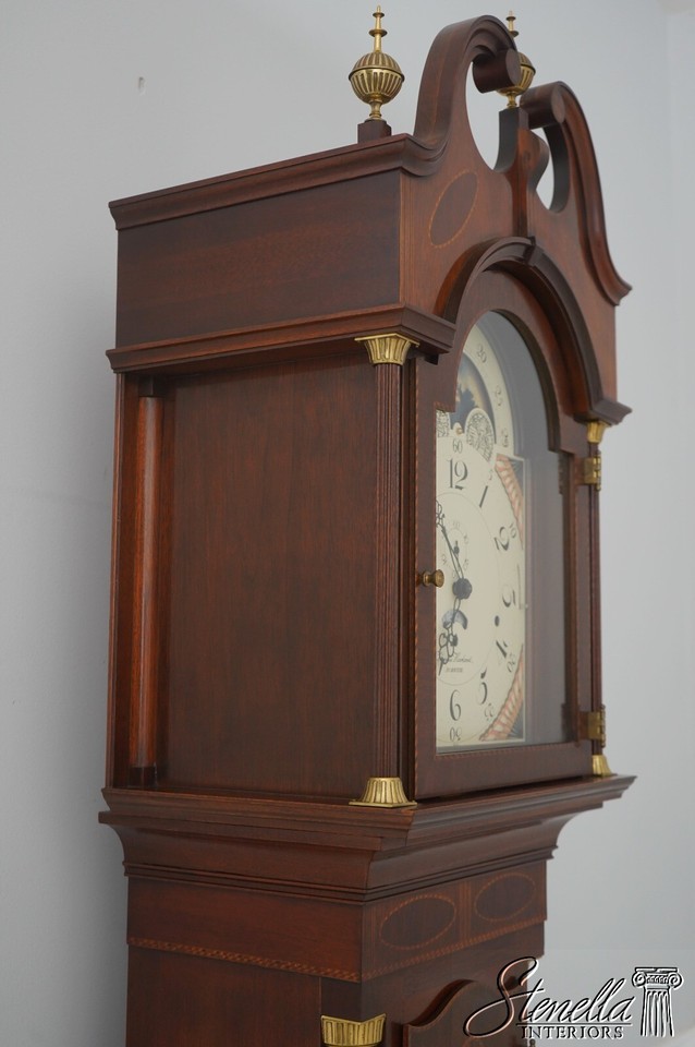 64383EC: SLIGH Thomas Harland Inlaid Mahogany Grandfather Clock | eBay