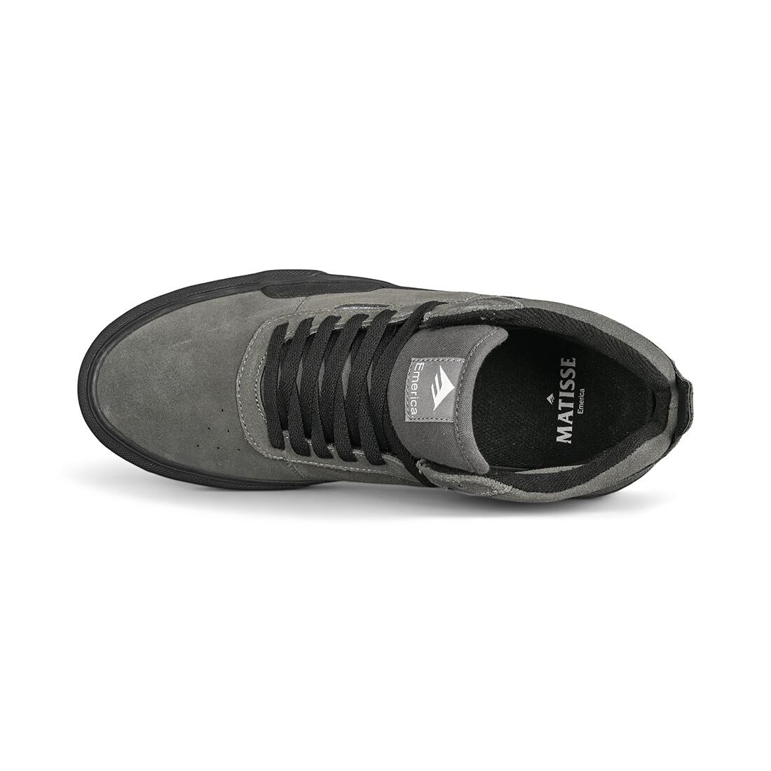 Emerica Pillar Mid-Top Skate Shoes - Grey/Black | eBay