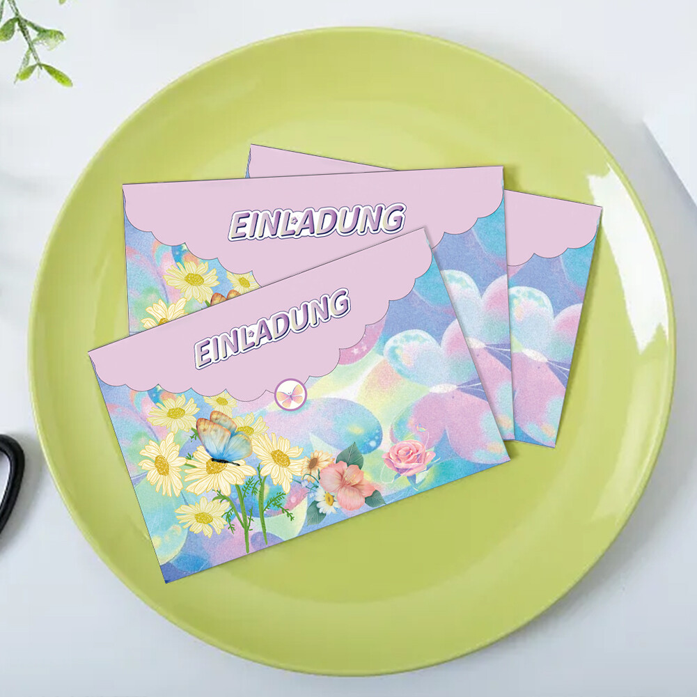 36pcs Gifts Wedding Paper With Envelope Sticker Invitation Card Set For ...