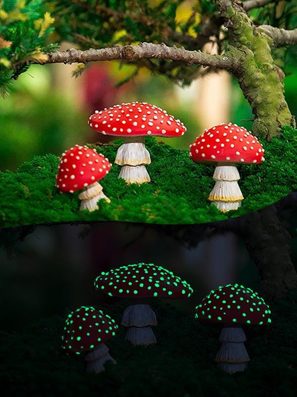 Miniature Fairy Garden Mushrooms
