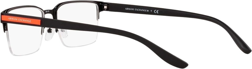 A｜X ARMANI EXCHANGE Men's AX1046 6000 55mm Rectangular Eyewear Frames ...