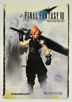 Final Fantasy VII 7 PC Game Squaresoft Eidos Trifold Package No Manual ...