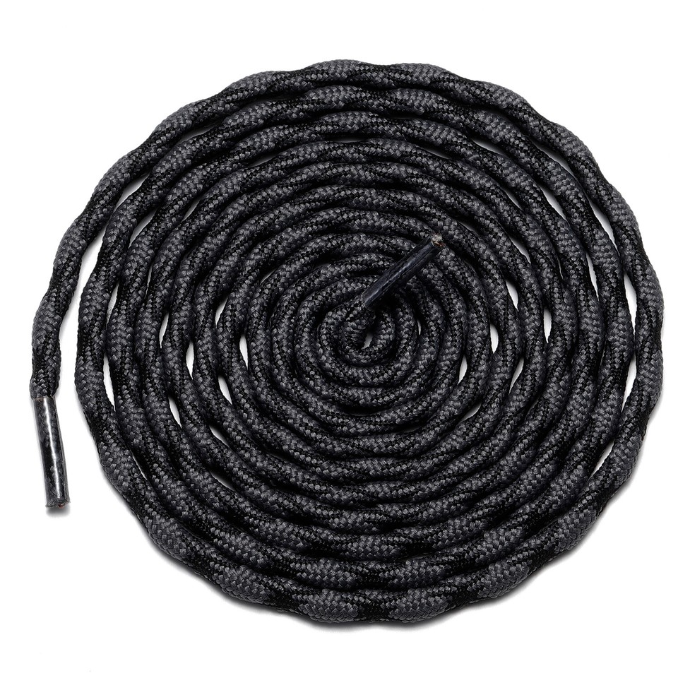 1 Pair Round Wave Shape Non Slip Heavy Duty Hiking Work Boot Shoe Laces ...