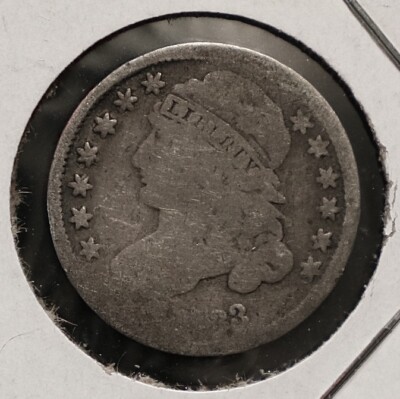 1833 Capped Liberty Bust Dime Scarce Silver Type Exact Coin Pictured ...