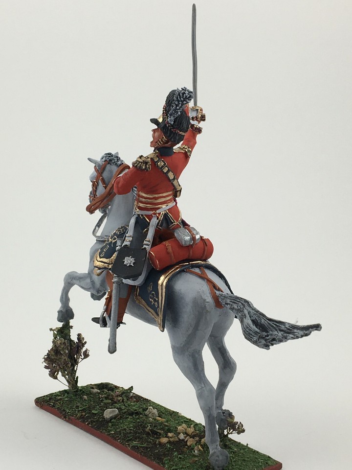 Unassembled British Scots Greys, White Metal 60 mm 1/30 Figure kit VID ...