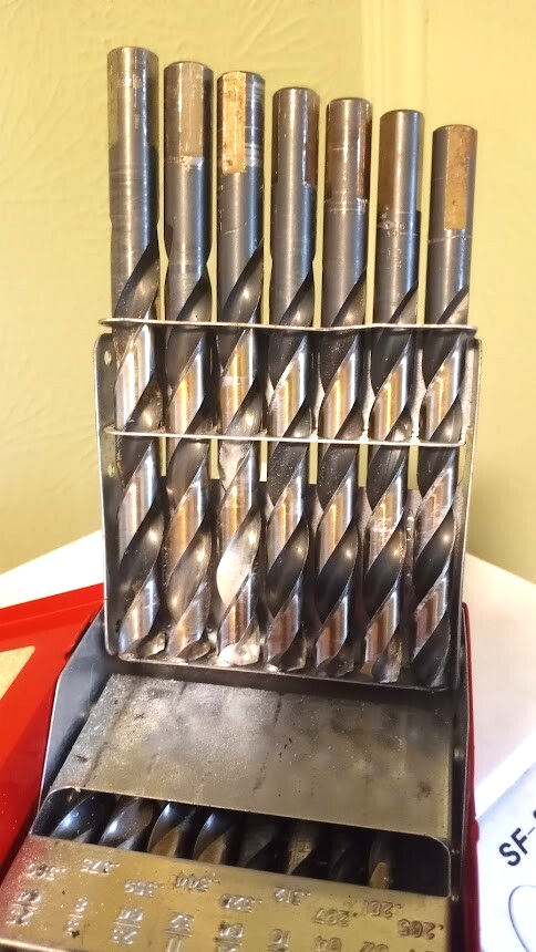 Viper Magnum Drill Bit Set In Organizer RED Steel USA TOOLS Missing 2 ...