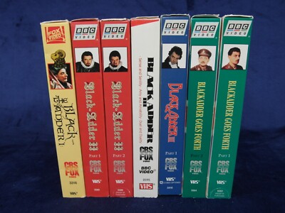 Lot 7 Black Adder BBC CBS FOX VHS Video Tapes | eBay