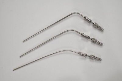 QTY 3 - Bausch + Lomb ENT Ferguson-Frazier Suction Tubes 10FR - N1366 ...